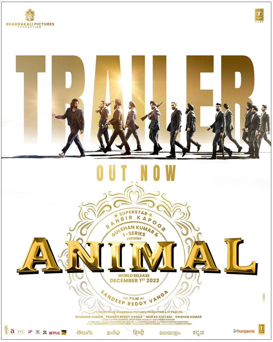 Animal trailer released.The highly anticipated action, packed thriller ...