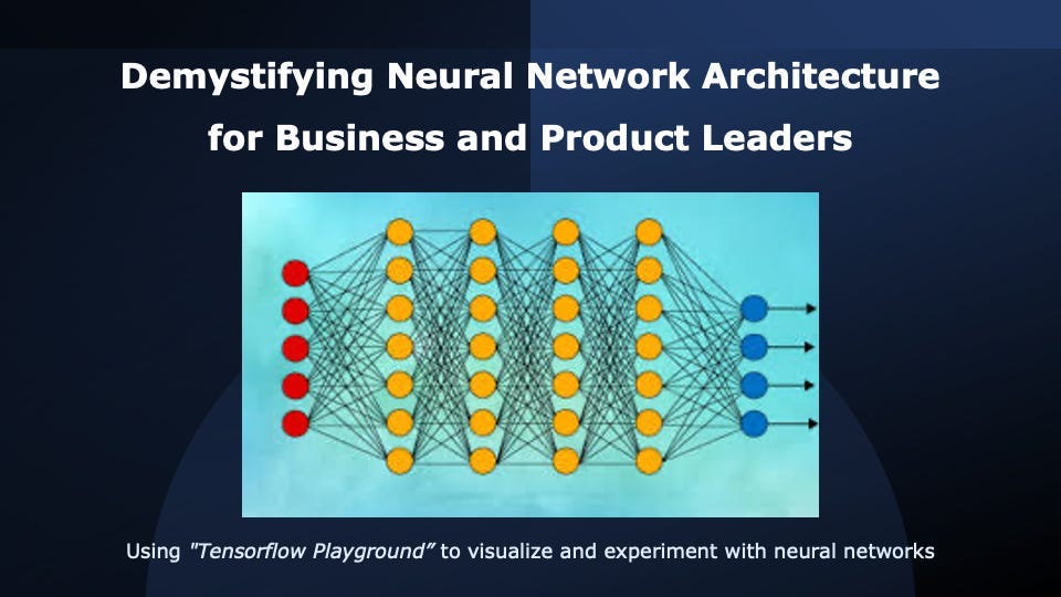 Demystifying Neural Network Architecture for Business and Product Leaders | by Sanjai ...