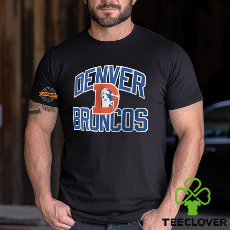 Denver Broncos Throwback Logo Legend T shirt | by teeclover | Aug, 2024 ...