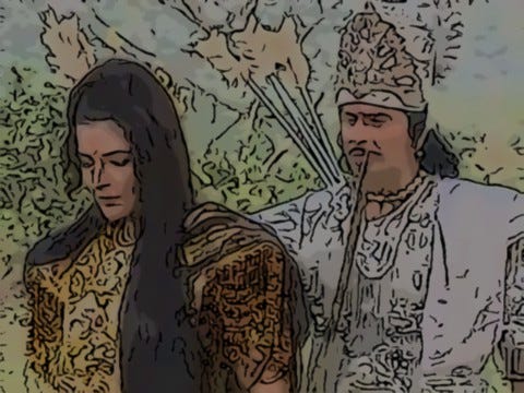 Why Arjuna Entered Draupadi Room