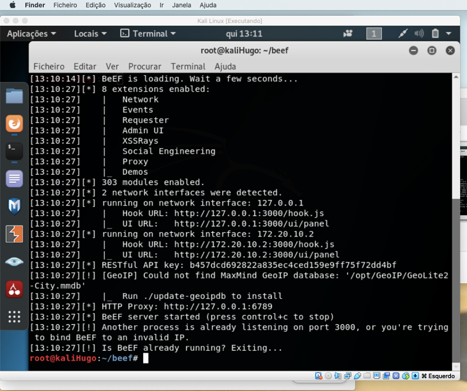 Ataque usando BeEF. O BeEF (Browser Exploitation Framework)… | by Hugo Pinheiro | Medium