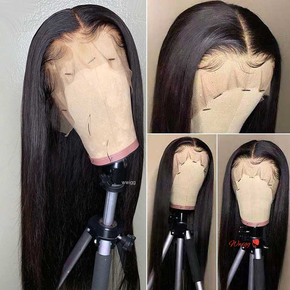 Lace Frontal Wig For Black Women Wholesale Bone Straight Peruvian ...