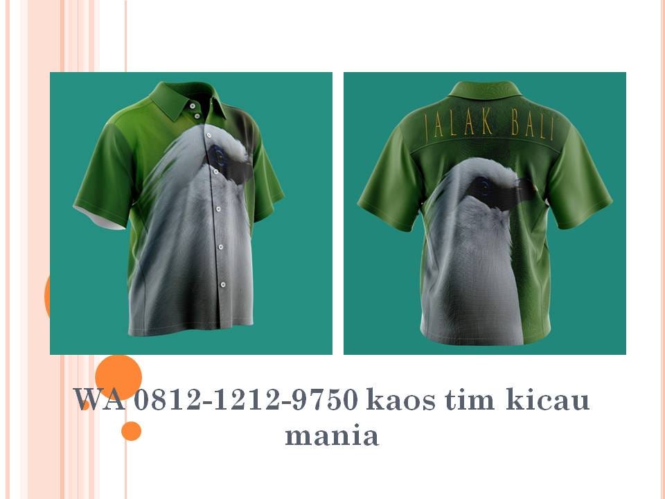 WA 0812–1212–9750 kaos kicau mania 3d | by Baju Custom Printing Bandung ...