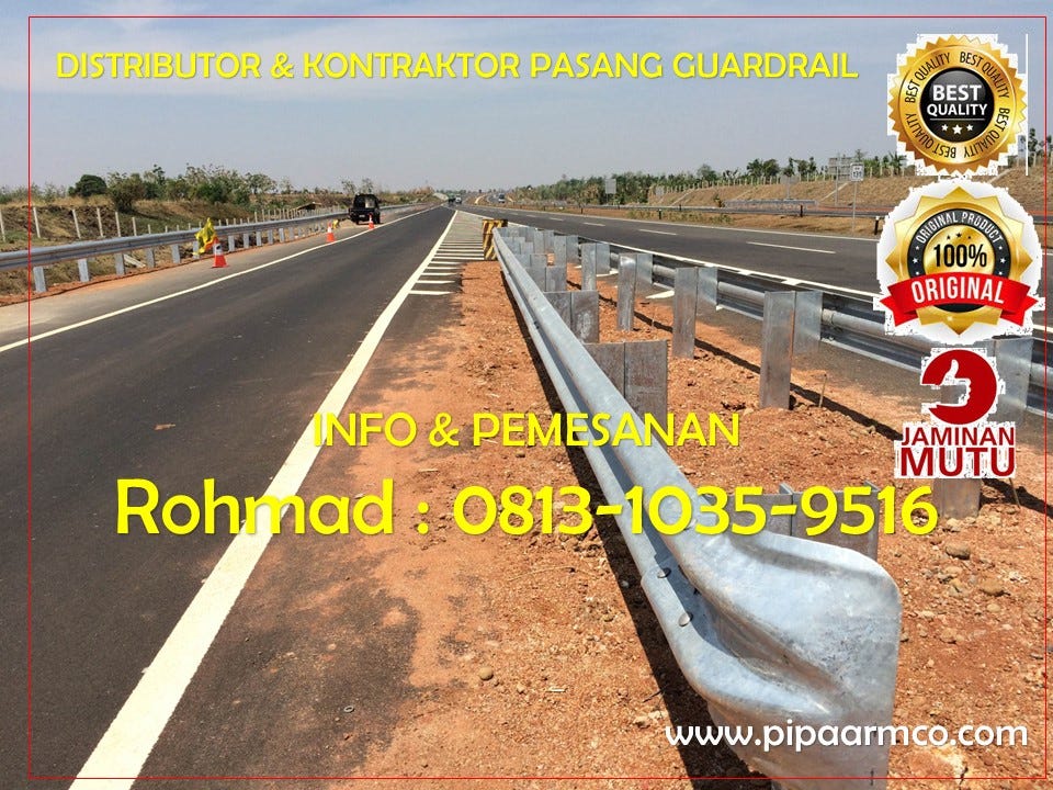 0813-1035-9516 Jual Guardrail LAMPUNG Pagar Pengaman Jalan Harga Murah ...