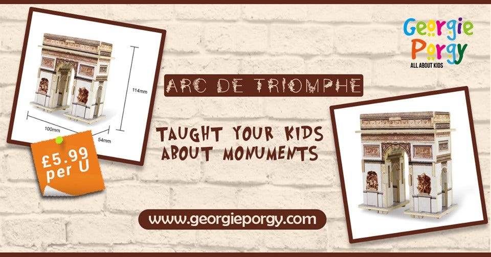 Teach your kids about the history of the monuments through this wooden ...