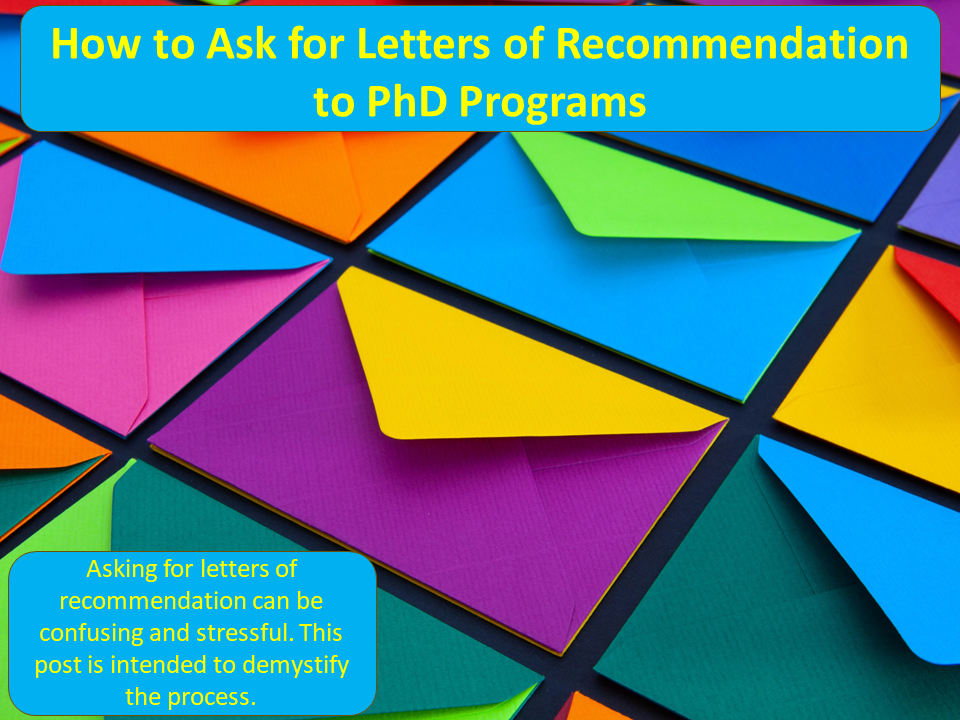 How to Ask for Letters of Recommendation to PhD Programs | by Tadayoshi ...