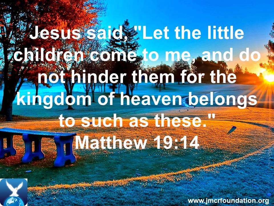 Matthew 19:14 - Jesus Miracle Church Rescue - Medium