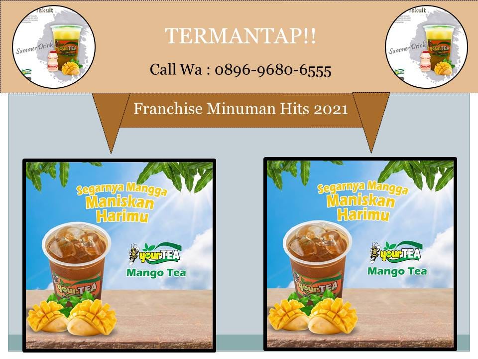 TERMANTAP!! CALL WA : 0896–9680–6555, franchise minuman hits 2021 ...