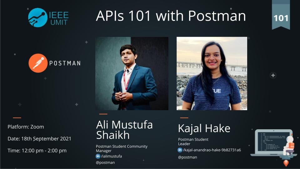 APIs 101 with Postman — Experience and Learnings | by Tejaswi Chaudhari ...