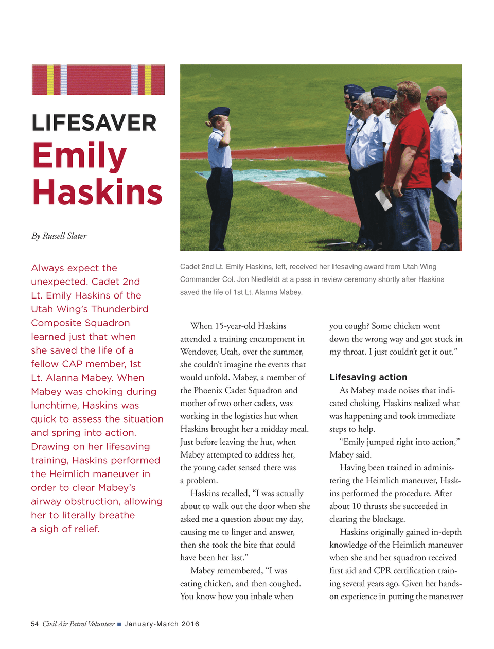 LIFESAVER: Emily Haskins. By Russell Slater | by Russell Slater | Medium