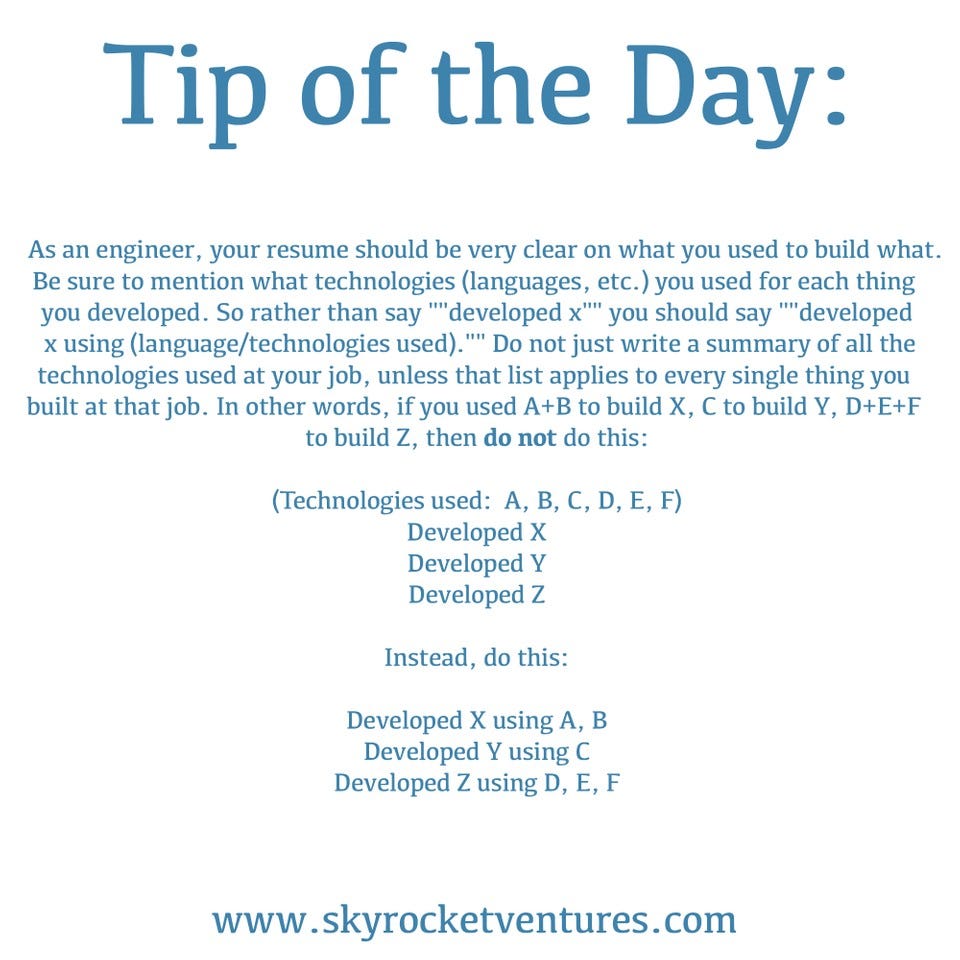 Skyrocket Ventures. Skyrocket Ventures #TipOfTheDay ☝️⁣ | by Skyrocket Ventures | Medium