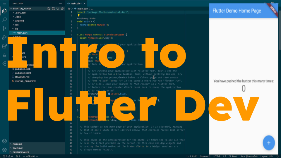 Getting started with Flutter Development | Lab | by Cloud & Data ...