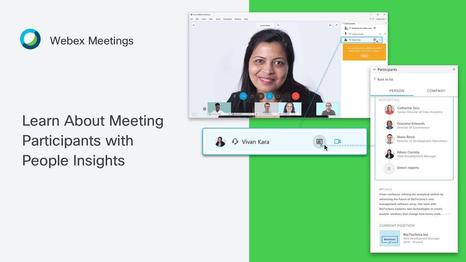 เปิดใช้ People Insights บน Cisco Webex | by Pao Payungsak Klinchampa ...