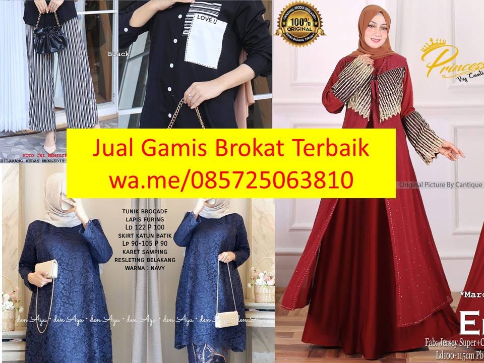 Jual Gamis Brokat Terbaik di Sumatera Utara | wa.me/085725063810 | by ...