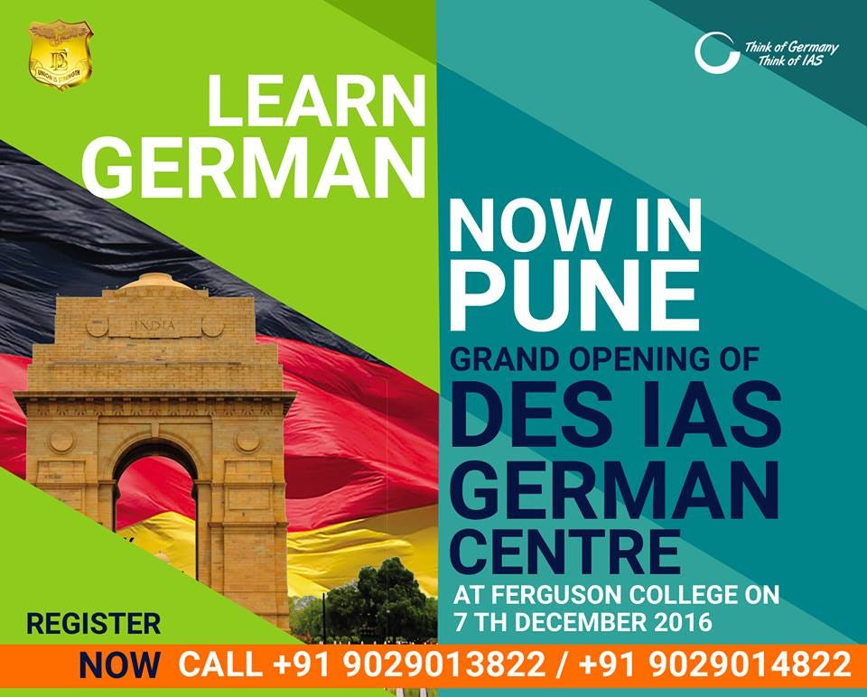 German Language Course In India At Fergusson College By IAS College german-language-course-in-india-at-fergusson-college-by-ias-college