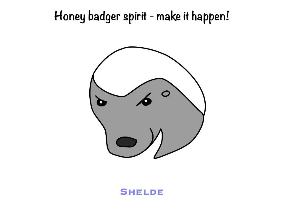 Shelde’s DNA — Make it Happen! Our Honey Badger Value | by Oli@HRPunk ...