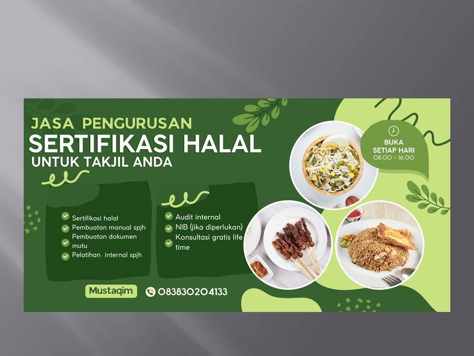 WA:083830204133 Perizinan Terbaik Halal Takjil Kec.Sukodono,Kab.Sidoarjo - WahyuKusuma - Medium