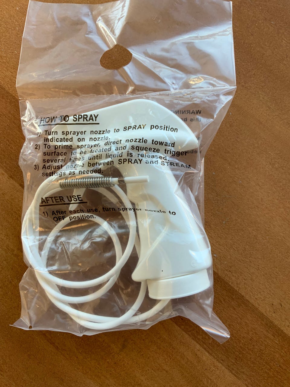 Sprayer Attachment - Orange Guard - Medium