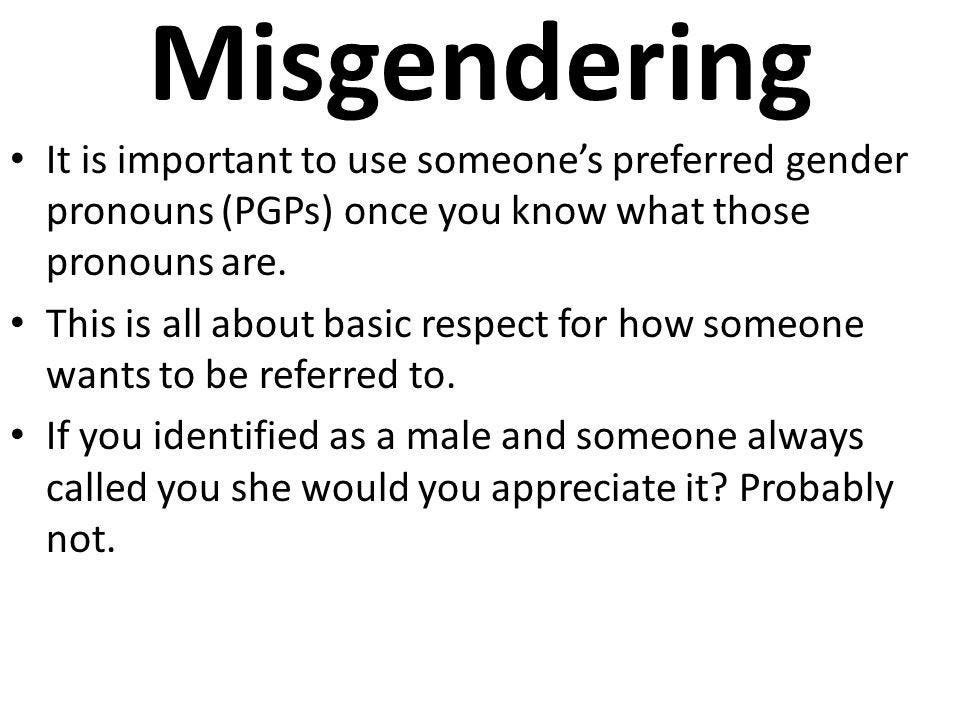 Stop Misgendering People Because You Dislike Them | by The Oversharer ...