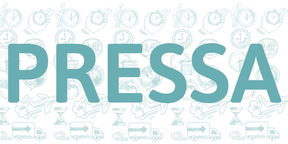 Pressa. Esta semana estava conversando com o… | by Beatriz Braida | Medium