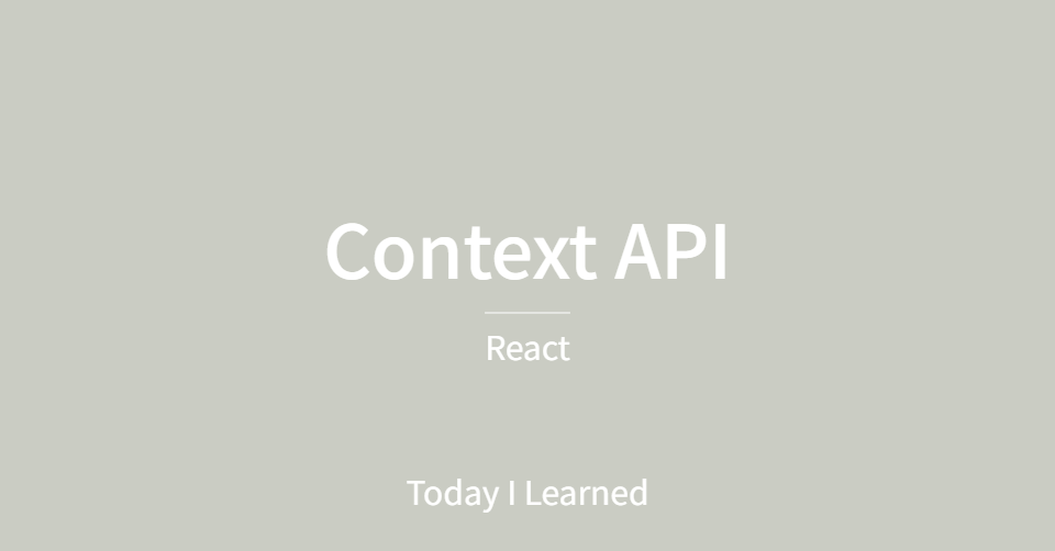 Context API. Provider : it gives all child… | by Julia Lee | Medium