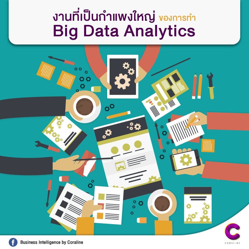 งานที่เป็นกำแพงใหญ่ ของการทำ Big Data Analytics | by CORALINE CO. LTD ...