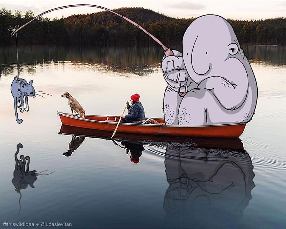 Invasões Bárbaras. Um homem pula de um penhasco à… | by Samuel Tonin | Sobrebarba | Medium