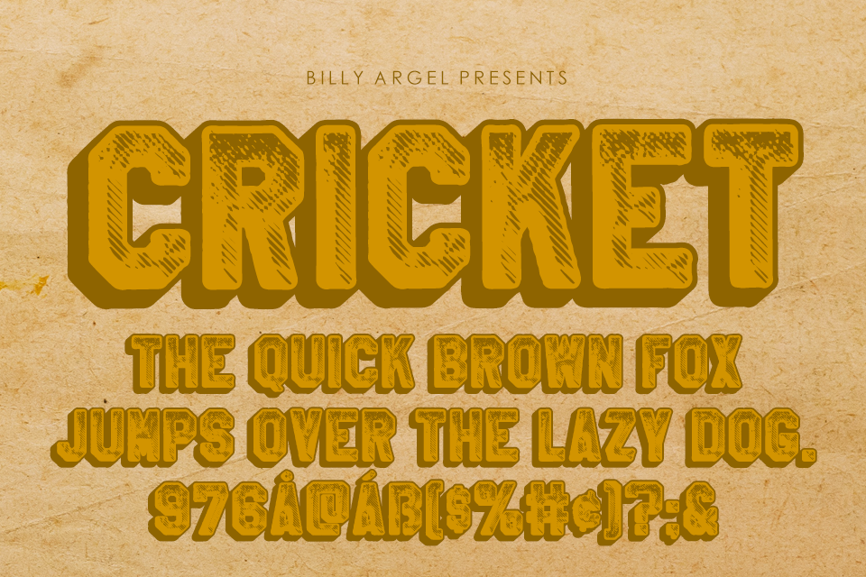 Cricket Font - Freefontdownload.Org - Medium