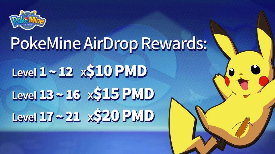 PokeMine 🙀😻 PokeMine Airdrop Rewards! 🙋‍♀️💁During the Public Beta Event ...