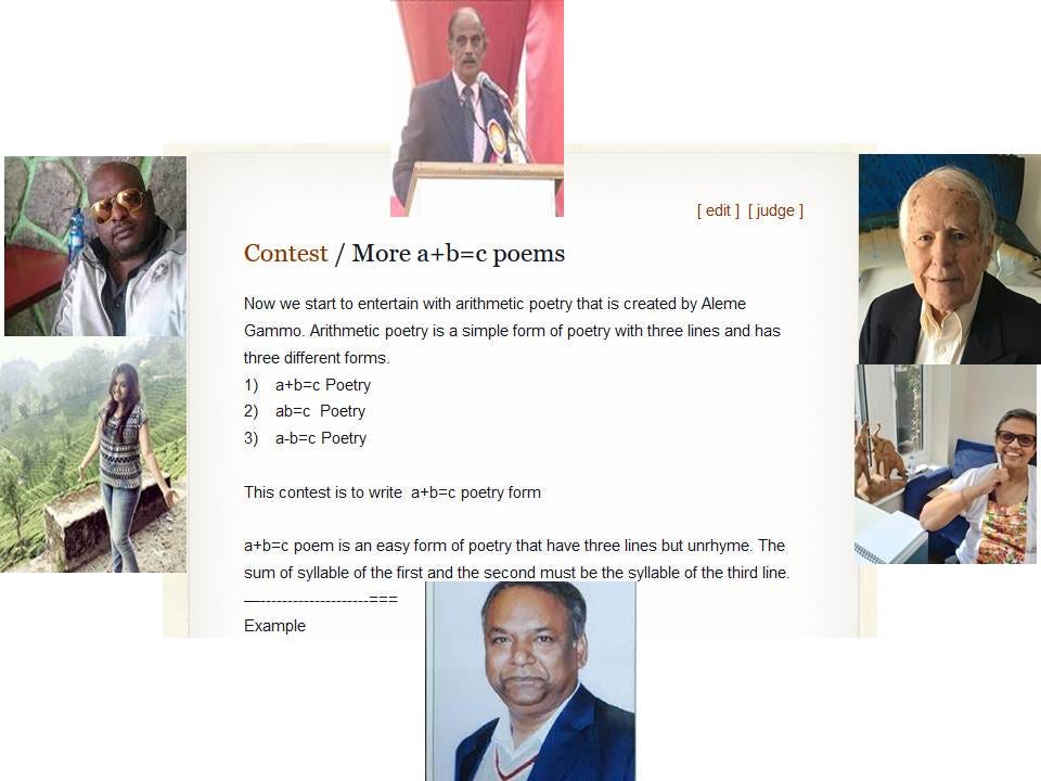 Modern a+b=c style international poems.Examples and meanings. | by ...