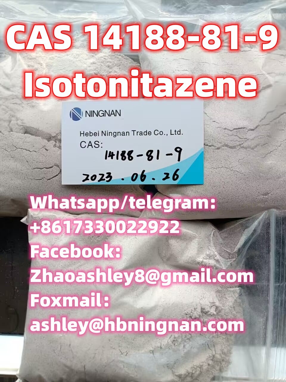cas 14188–81–9 Isotonitazene - Zhaoashley - Medium
