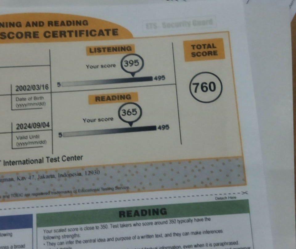 pengalaman meraih score 700++ toeic dengan konsep belajar “kalo capek ya istirahat” | by nadia ...