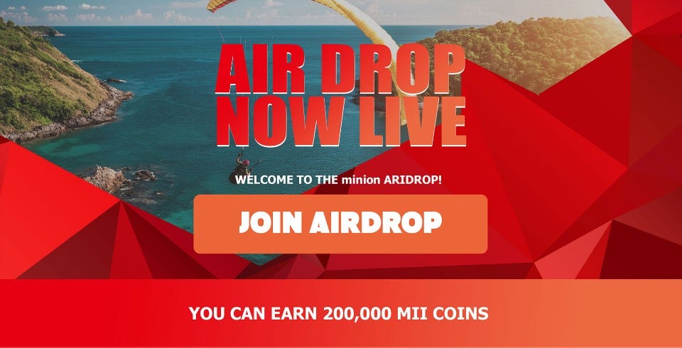 MINION COIN AIRDROP LIVE NOW. Our Mega Airdrop is now Live ! | by ...