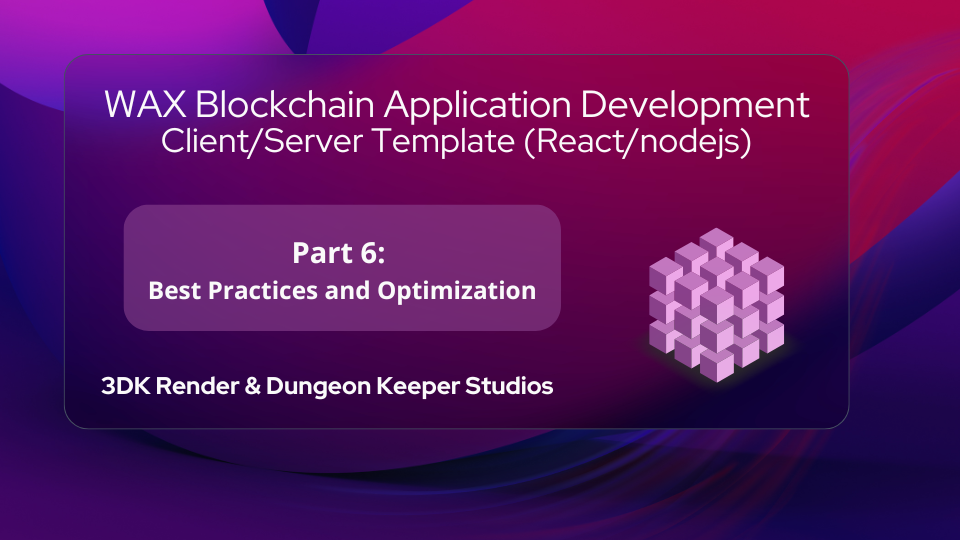 WAX Blockchain Application Development: Client/Server with React and Node.js (VI) | by Dungeon ...