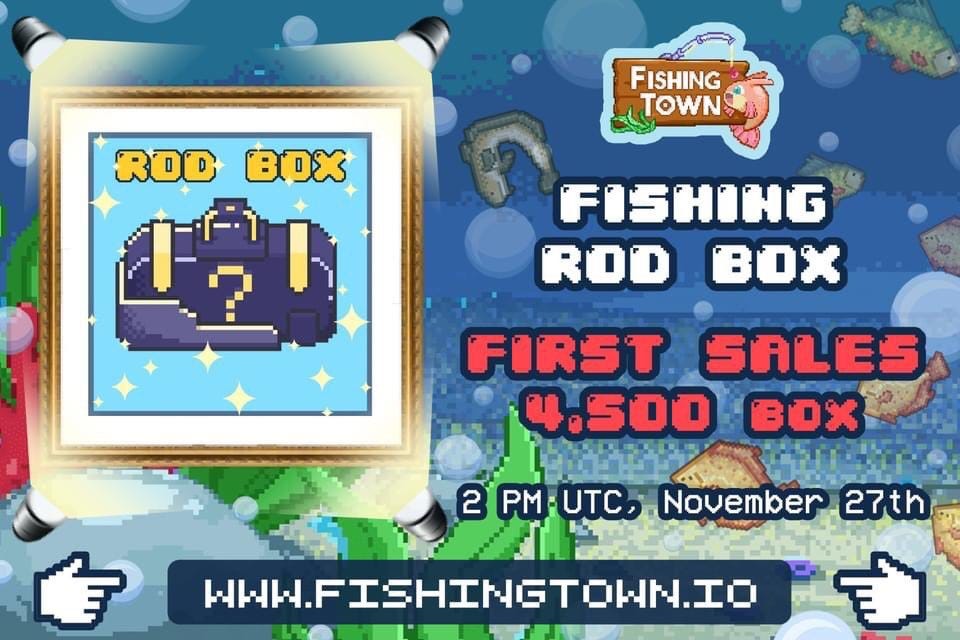 The very First NFTs ROD sale event - FishingTown.io - Medium