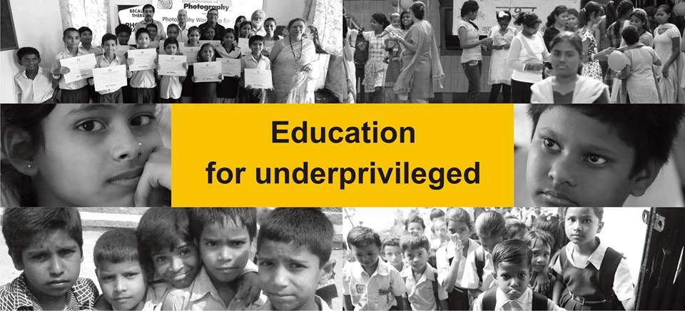 Education for Underprivileged. Partner with us and partner in India’s ...
