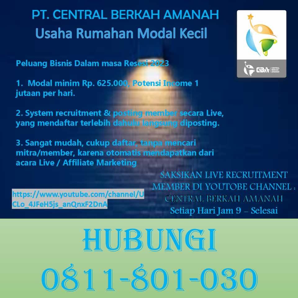 PERTAMA DI INDONESIA! LIVE YOUTUBE! CALL/WA 0811–801–030 Usaha Yang Menjanjikan Di Jakarta | by ...