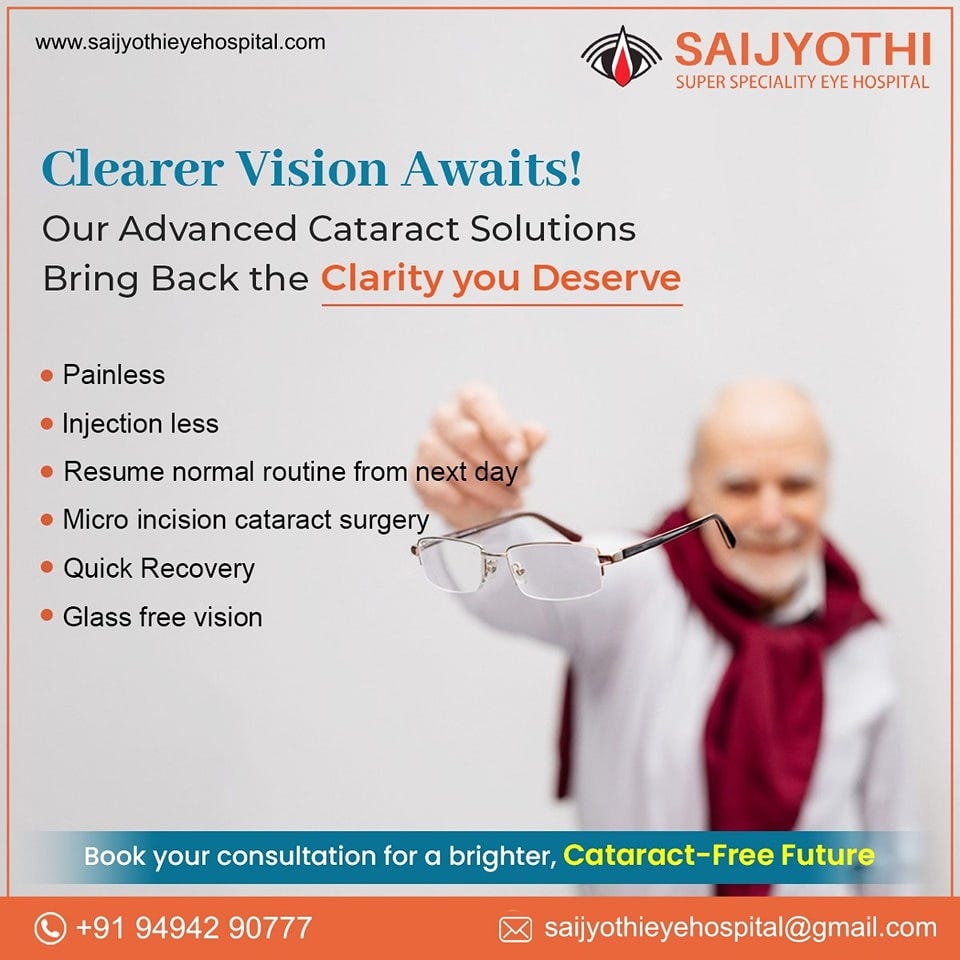 Experience Crystal Clear Vision with Our Advanced Cataract Surgery | by ...