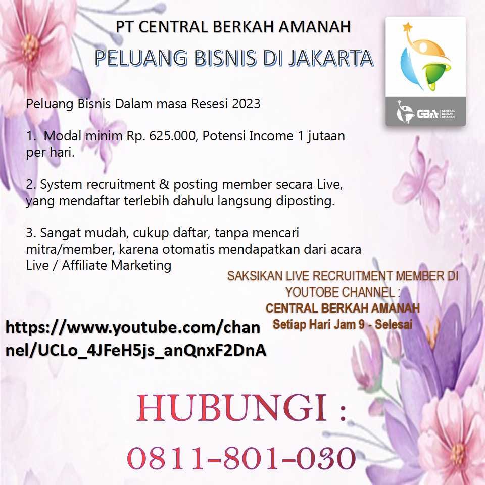 LIVE RECRUITMENT MEMBER!. CALL/WA 0811–801–030 Mencari Peluang… | by CENTRAL BERKAH AMANAH ...