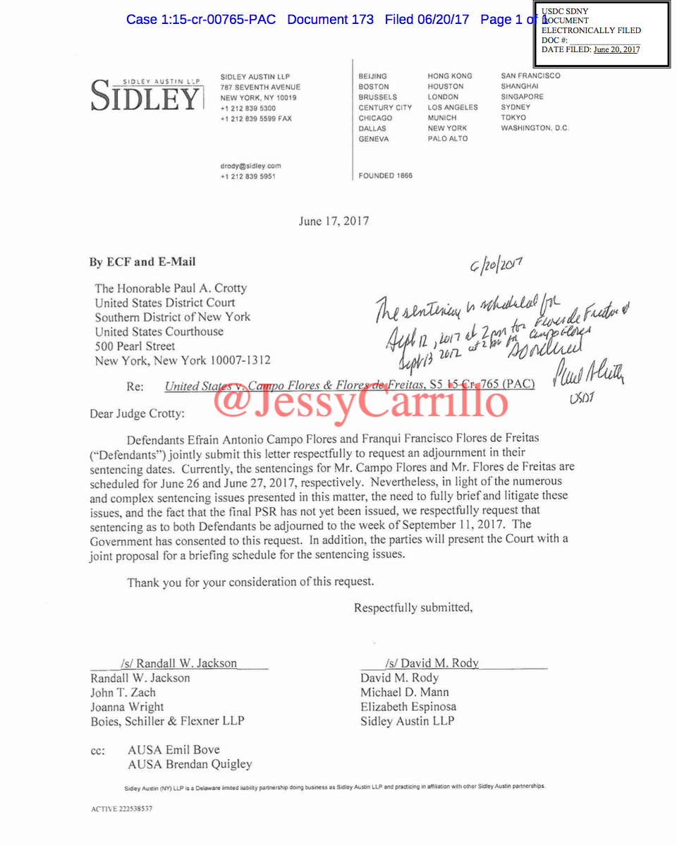 Juez Crotty aprobó prórroga de la sentencia de los sobrinos Flores | by ...