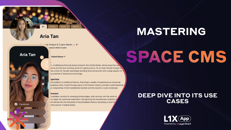 Exploring the potential of Space CMS: A comprehensive guide to Use Cases | by L1X App | Medium