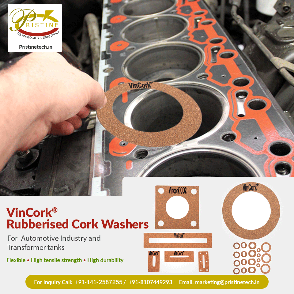 Rubberised Cork Washers manufacturer | by Pristine Technologies ...