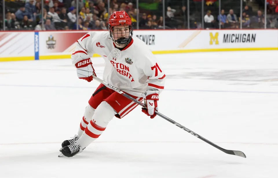 Macklin Celebrini Selected First Overall in 2024 NHL Draft by San Jose ...