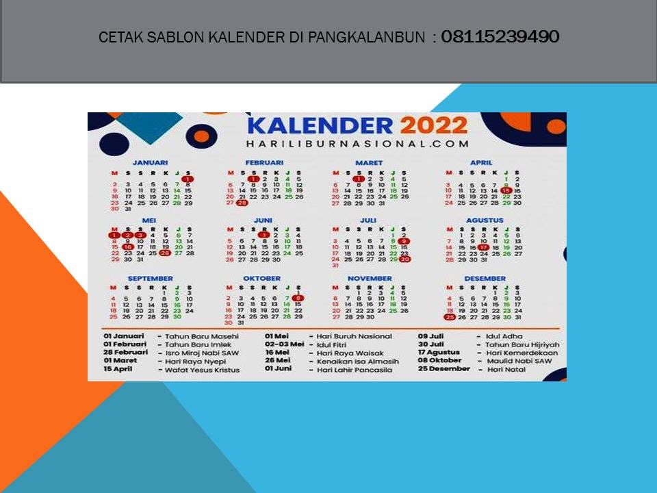 WA 0811 5239 490 Cetak Kalender di Pangkalanbun | by Rianagreneery | Medium