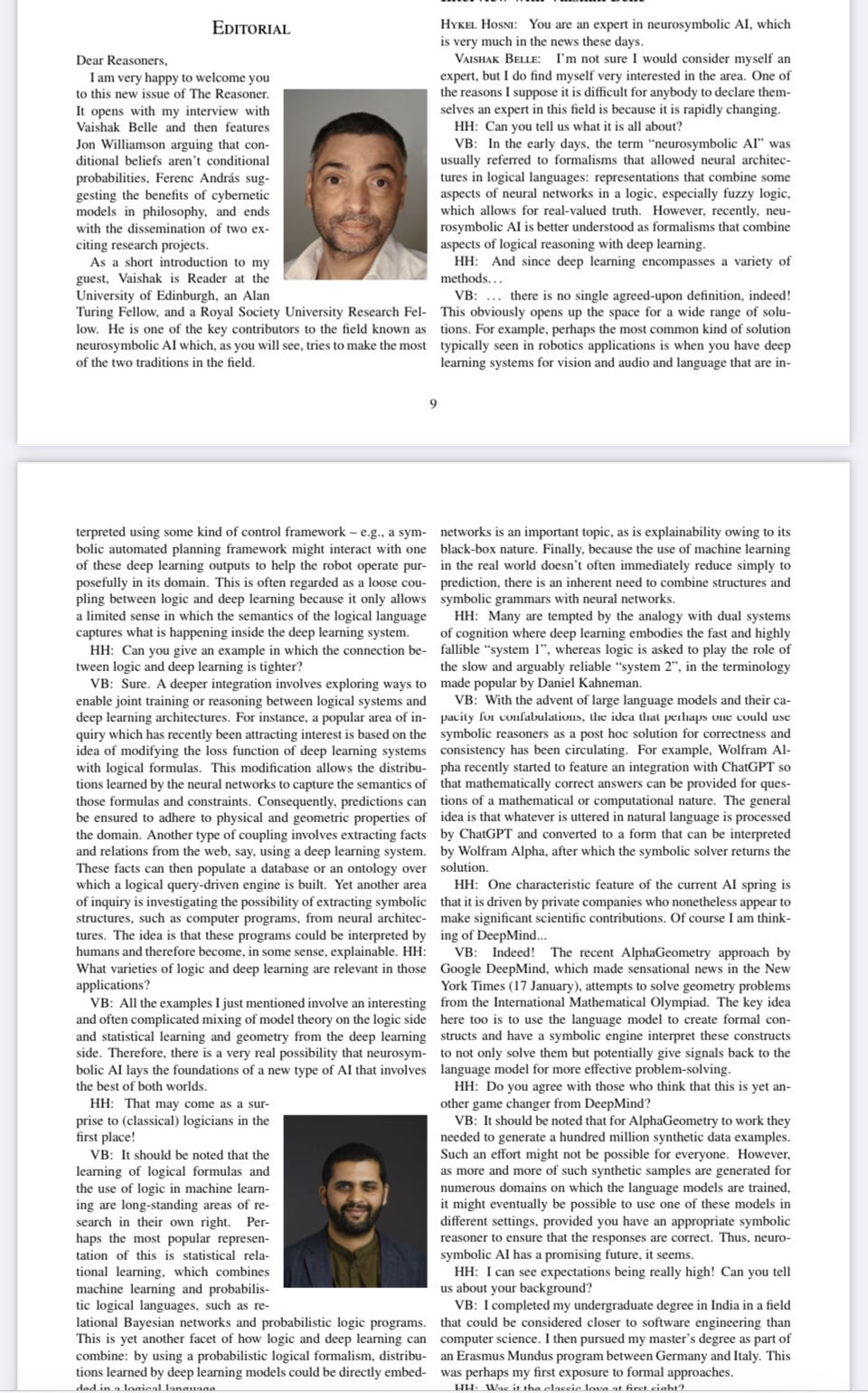 News: Interview in “The Reasoner” on neuro-symbolic AI - Dr Vaishak Belle - Medium