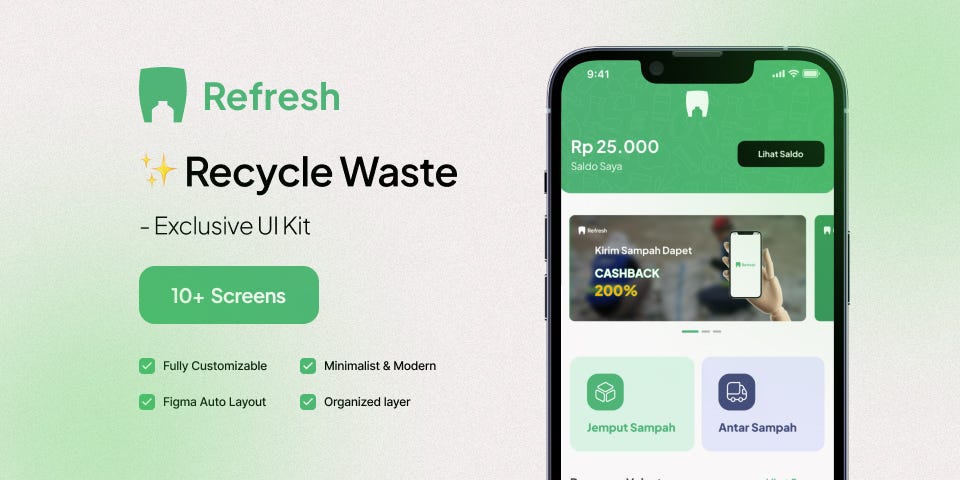 Refresh — Mobile Application. This is my First Project for UI/UX Case ...