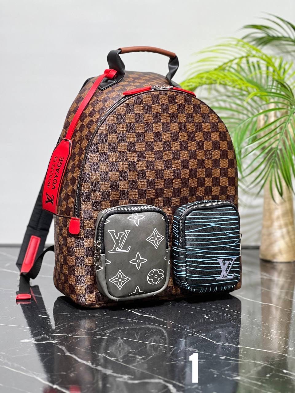 Louis Vuitton Multipocket Backpack - FabricDesignerOutlet - Medium