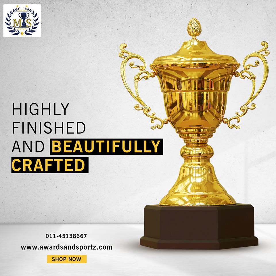 Buy Trophy online and reflect your emotions | by Anoop Singh | Medium