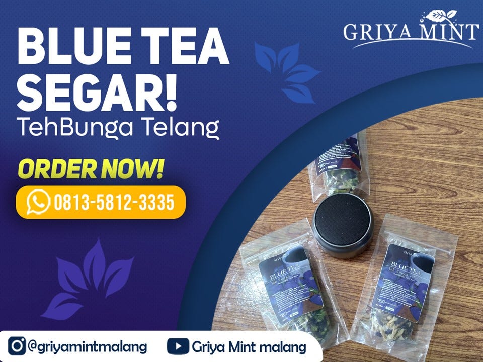 BUNGA TELANG MINUMAN, WA 0813–5812–3335, Bunga Telang Campur Lemon Blue ...