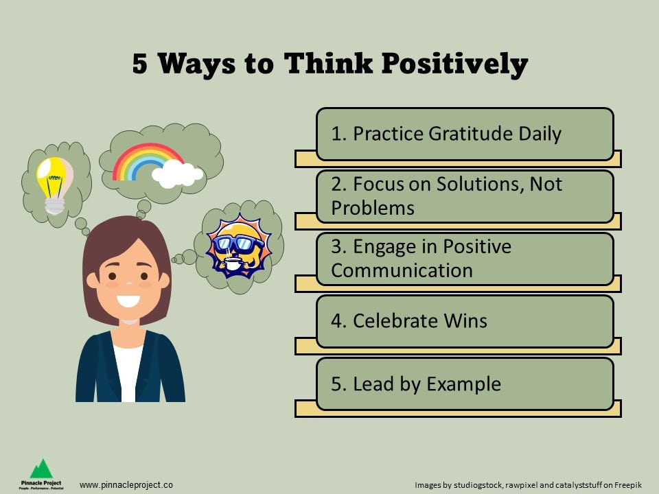 5 Ways to Think Positively. A Simple Guide to Developing a Positive ...